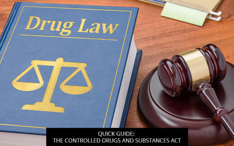 Quick Guide: The Controlled Drugs And Substances Act - A Mehdi Law